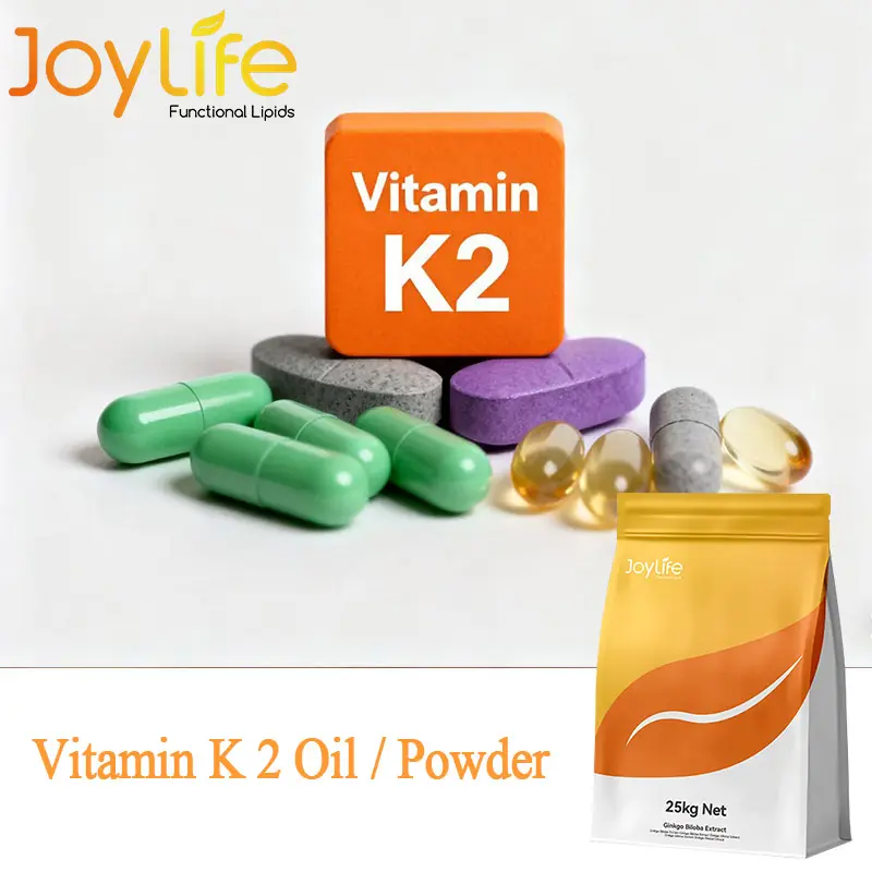 Vitamin K2 Oil / Powder MK7,MK4 -Ready stock from Joylife Nutripharma Inc